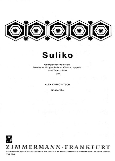 Suliko » Noten für gemischten Chor günstig online kaufen