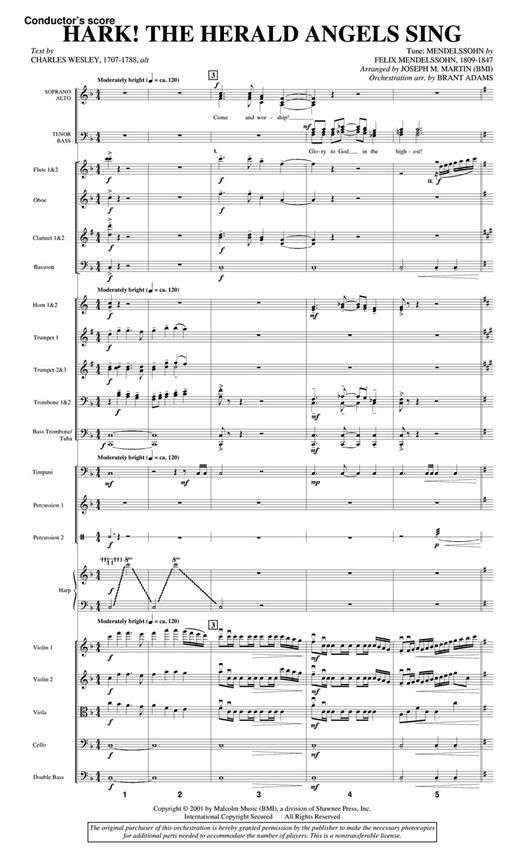 Hark! The Herald Angels Sing » Chornoten online kaufen